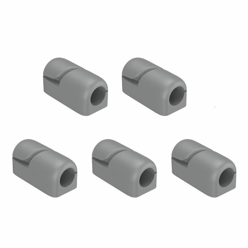 5 шт. Клипса для фиксации проводов на столе, Серый - CC01