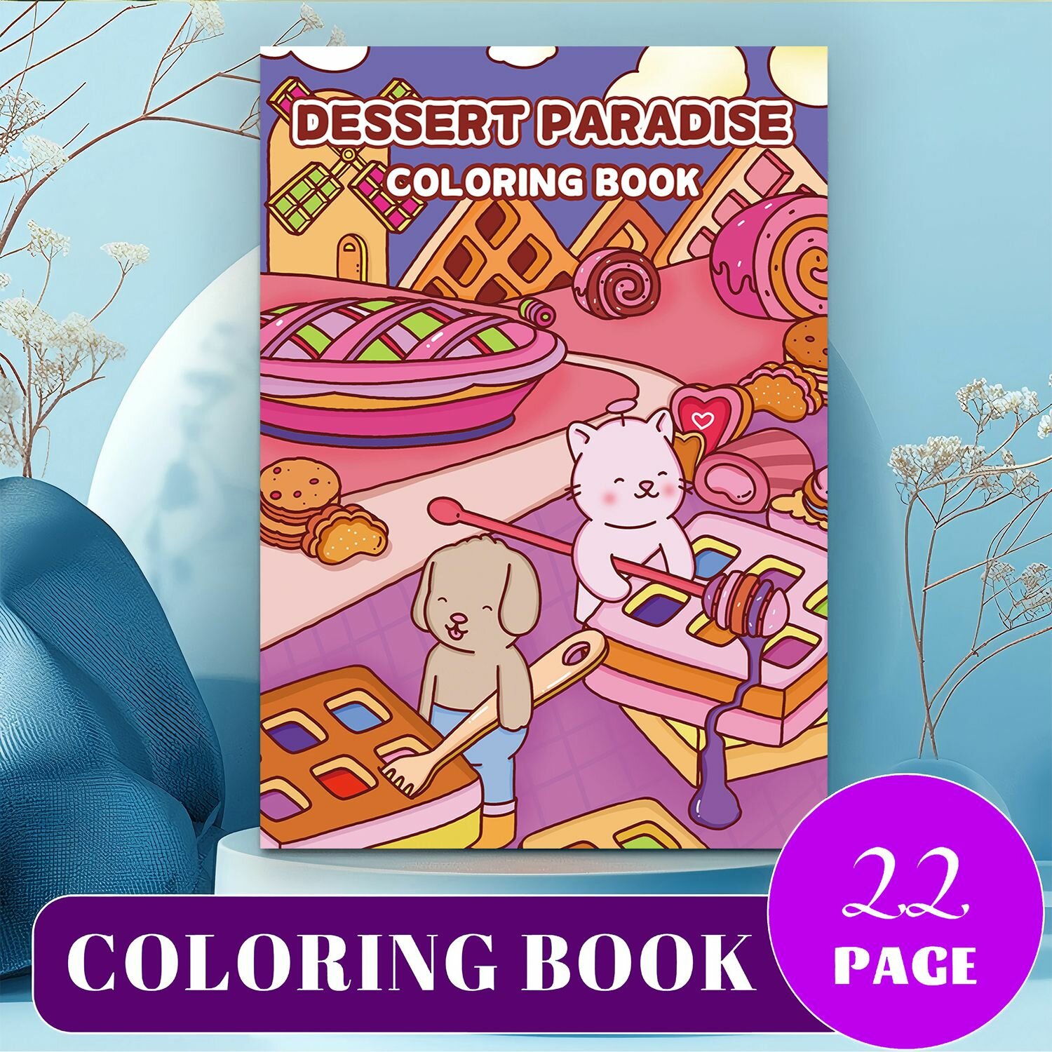 Книга для раскрашивания арт-раскраска для детей и взрослых Творчество, вдохновение и отдых