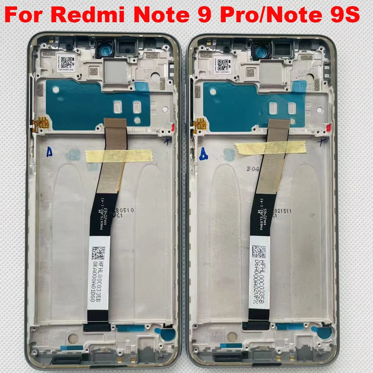 Оригинальный 6,67-дюймовый ЖК-дисплей для Xiaomi Redmi Note 9 Pro, дигитайзер сенсорного экрана для Redmi Note 9S, замена дисплея M2003J6B2G high LCD blue WF