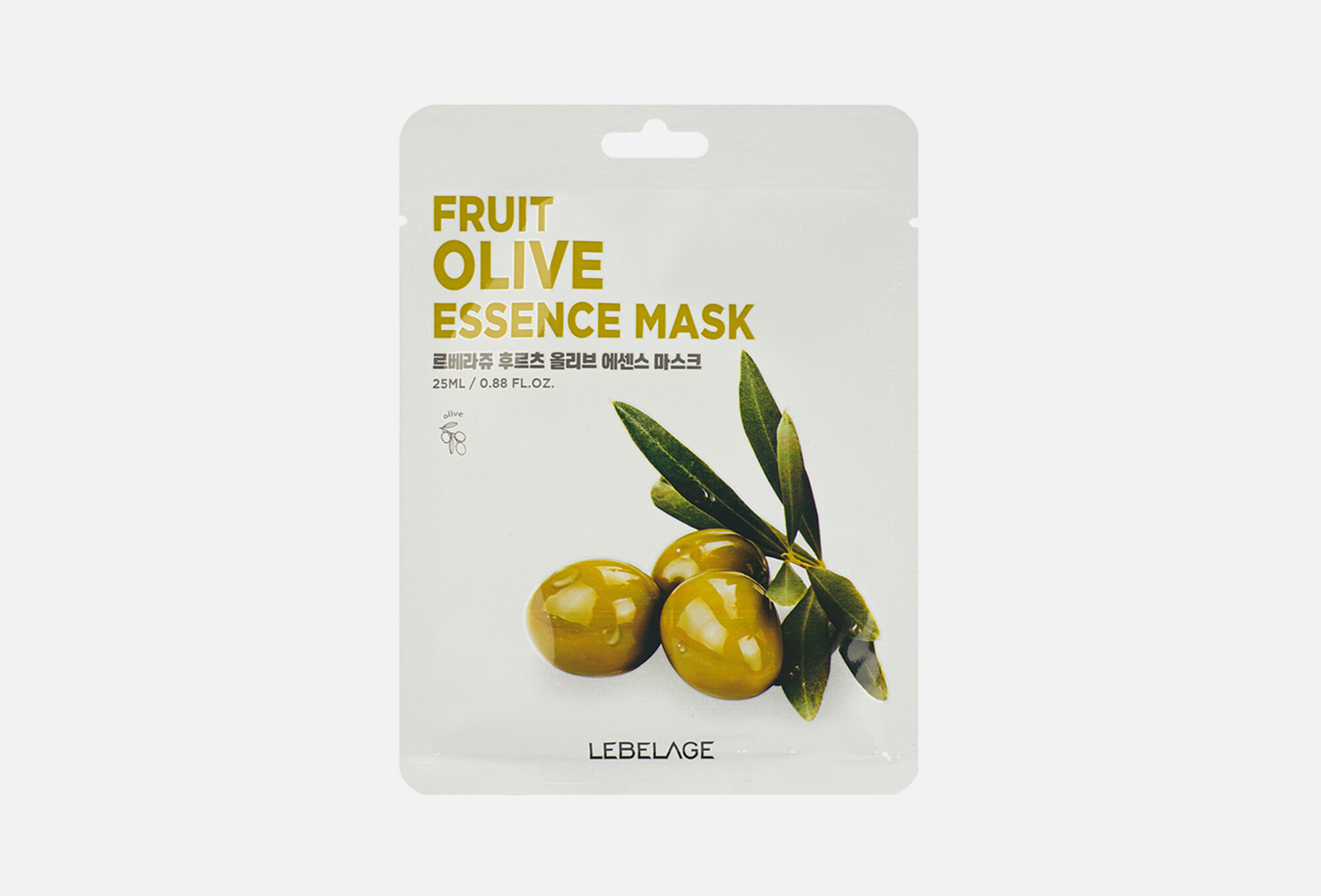 Тканевая маска для лица LEBELAGE Olive 25 мл