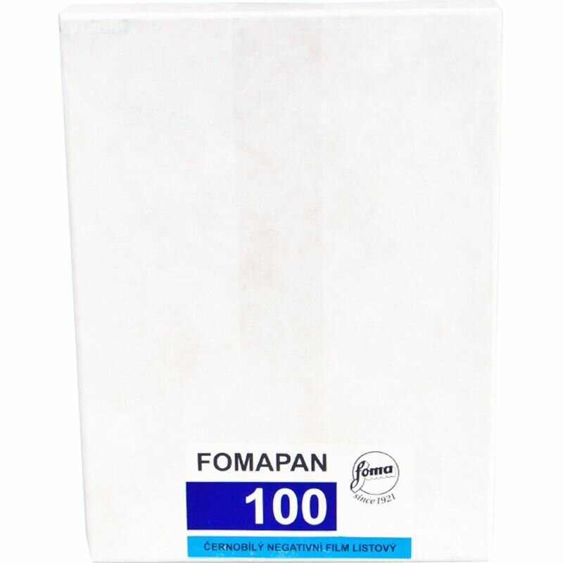 50 листов Фотопленка Fomapan 100 4x5" Черно-белая пленка(срок годности: 2026 год)