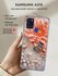 Чехол на Samsung Galaxy A21s / Самсунг Галакси A21s с принтом "Бумажные цветы"