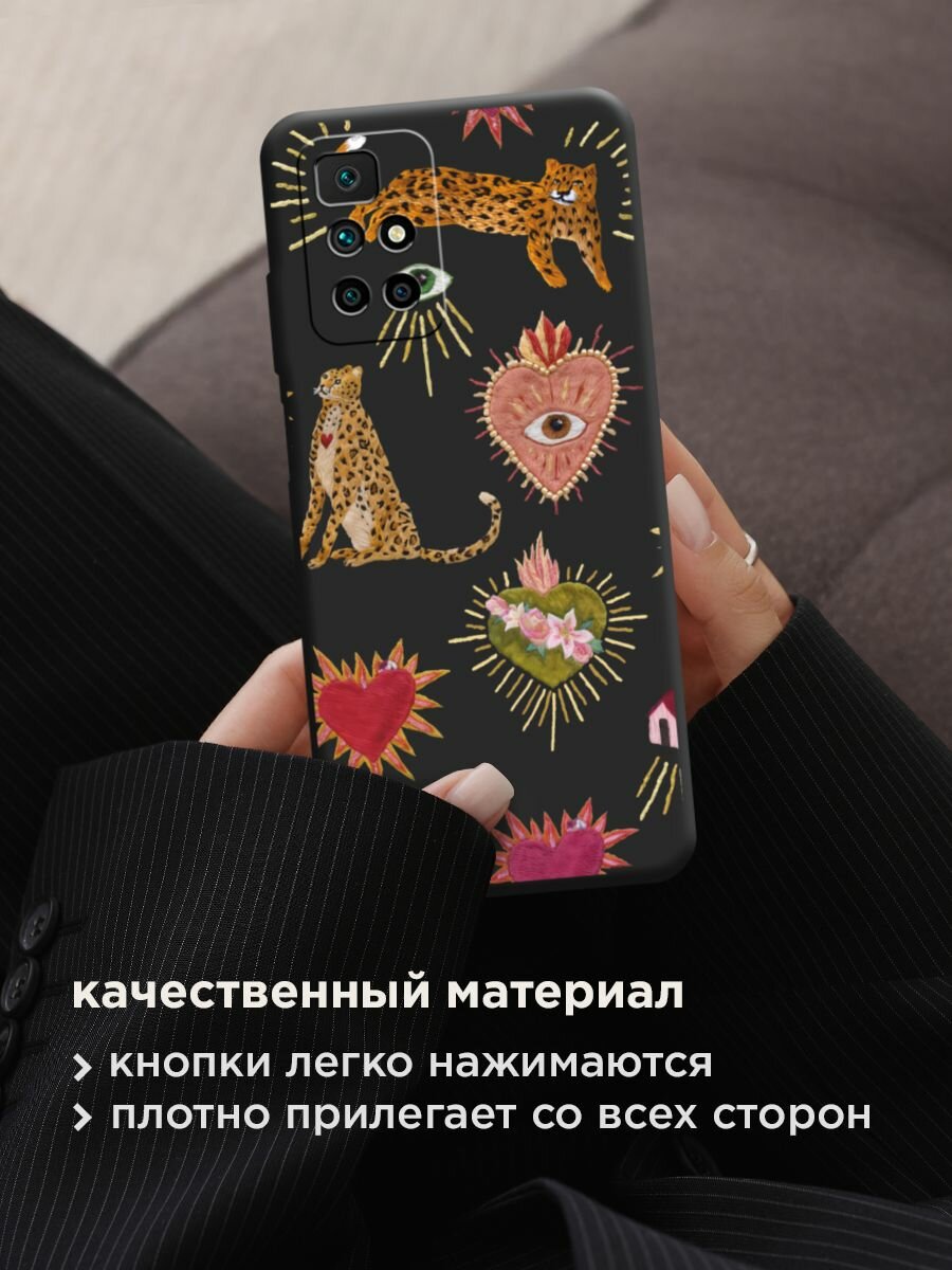 Чехол на Xiaomi Redmi 10 / Редми 10 с принтом "Сюрреализм паттерн 2" — фото 1