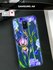 Чехол на Samsung Galaxy A6 / Самсунг Галакси А6 с принтом "Синие ирисы", прозрач...