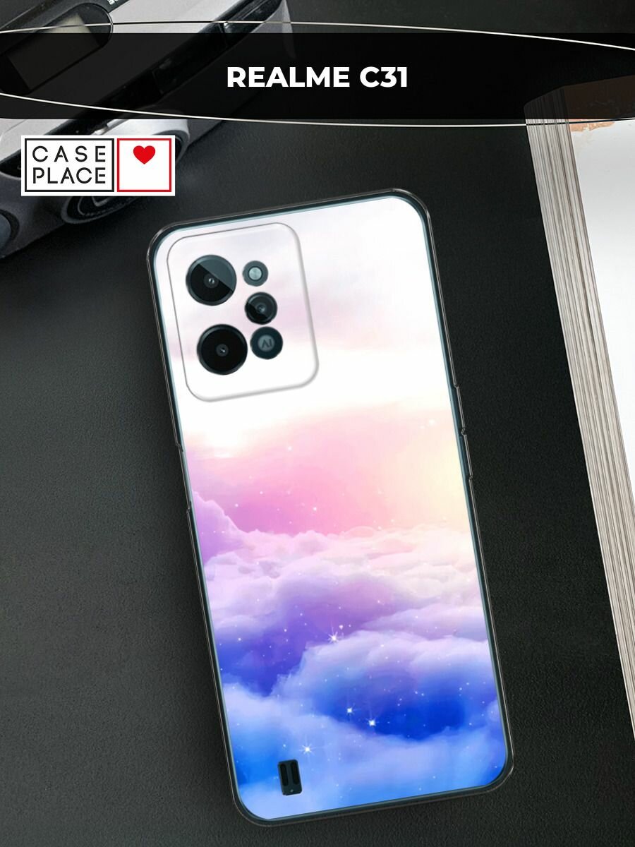 Силиконовый чехол на Realme C31 / Реалми C31 с принтом "Небеса"
