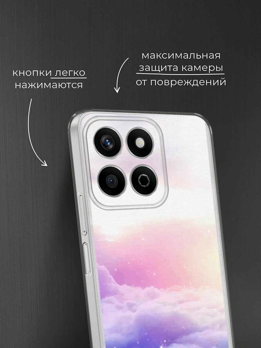 Силиконовый чехол на Honor X7c / Хонор X7c с принтом "Небеса" — фото 1