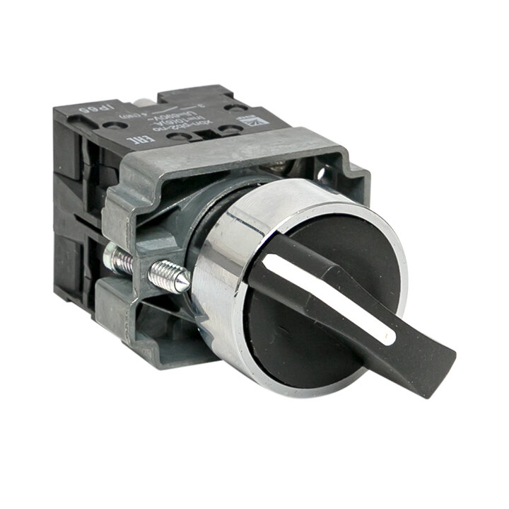 Переключатель EKF BD33, 3P, короткая ручка, 2NO, IP65