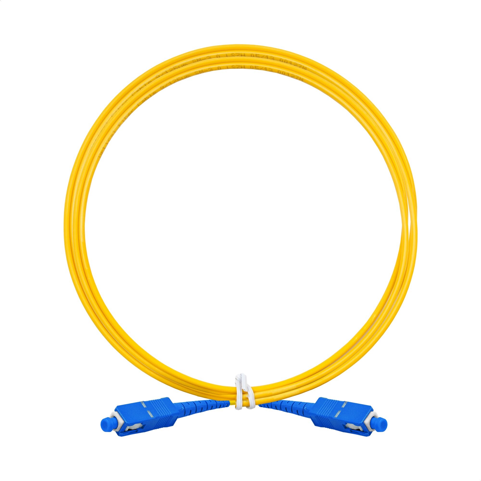 Патч-корд волоконно-оптический ExeGate FC-S-9-SC-SC-3M-LSZH (Шнур во SM 9/125 (OS2/G.652. D), SC/UPC-SC/UPC, Simplex, LSZH, 3 м) EX297924RUS