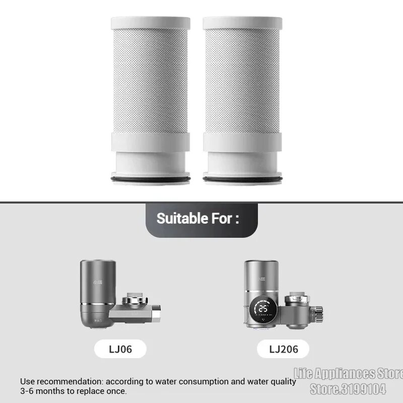 Фильтр XiaoZhi Water Filter Серый, LF06-2PCS