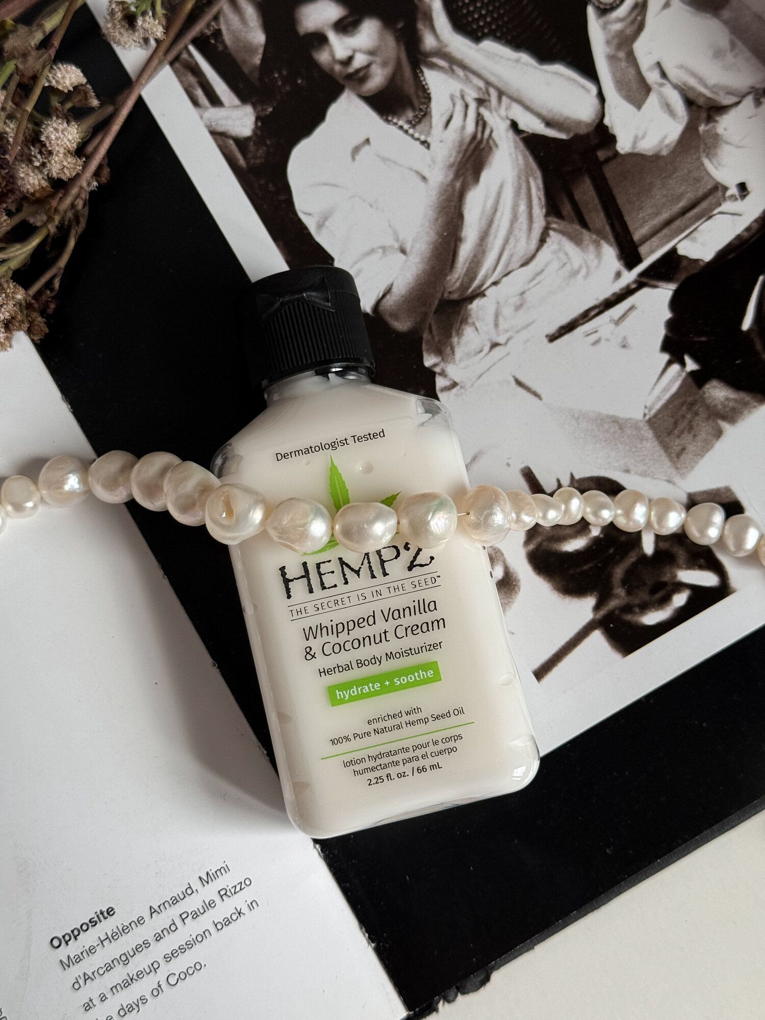 Молочко для тела Взбитые Ванильно-кокосовые сливки Hempz Whipped Vanilla & Coconut Cream 66 мл