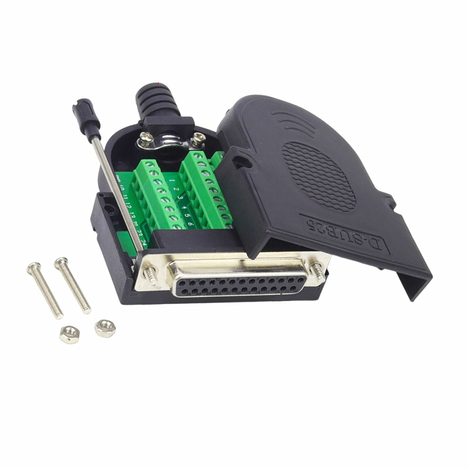 Адаптер DB25 D SUB c 25-контактным интерфейсом и встроенным разъемом RS232