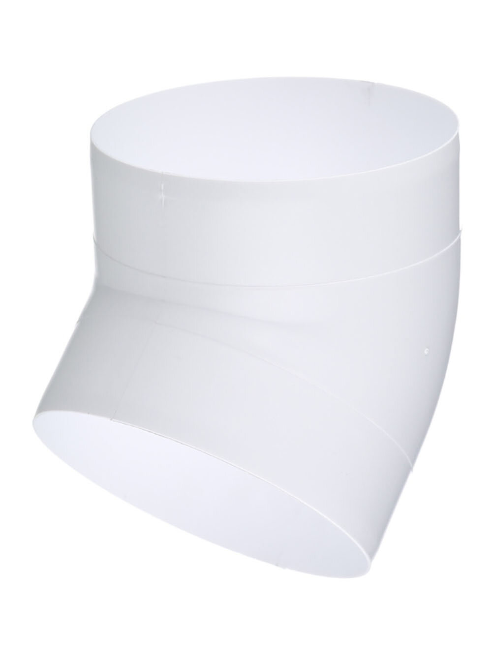 Колено для круглых воздуховодов пластиковое d125 мм 45 град