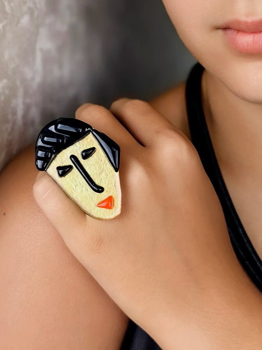 Кольцо, муранское стекло, стекло