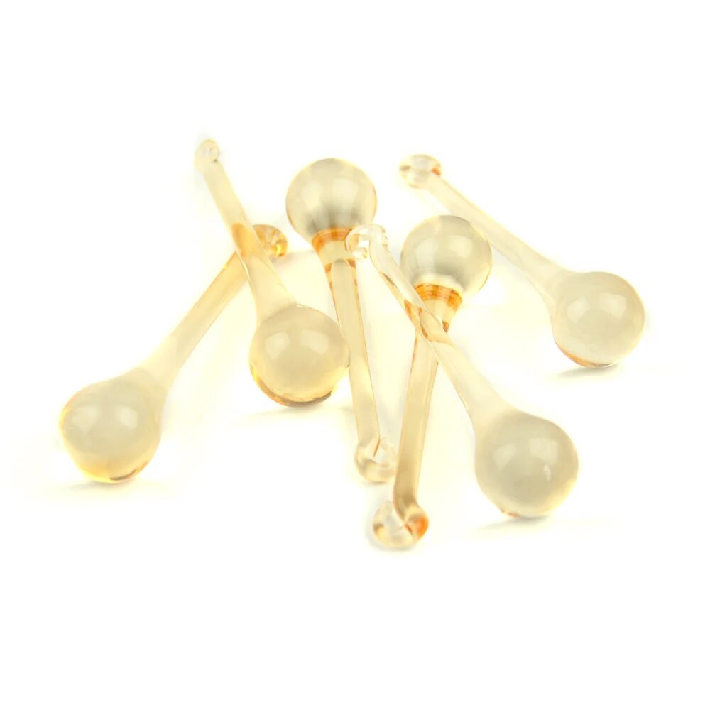 Хрустальные подвески капли дождя drop crystal 16x60mm 1 piece, champagne