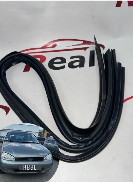 Уплотнитель резиновый водосток крыши для 1118-1119 седан и хэтчбек комплект 2 шт.