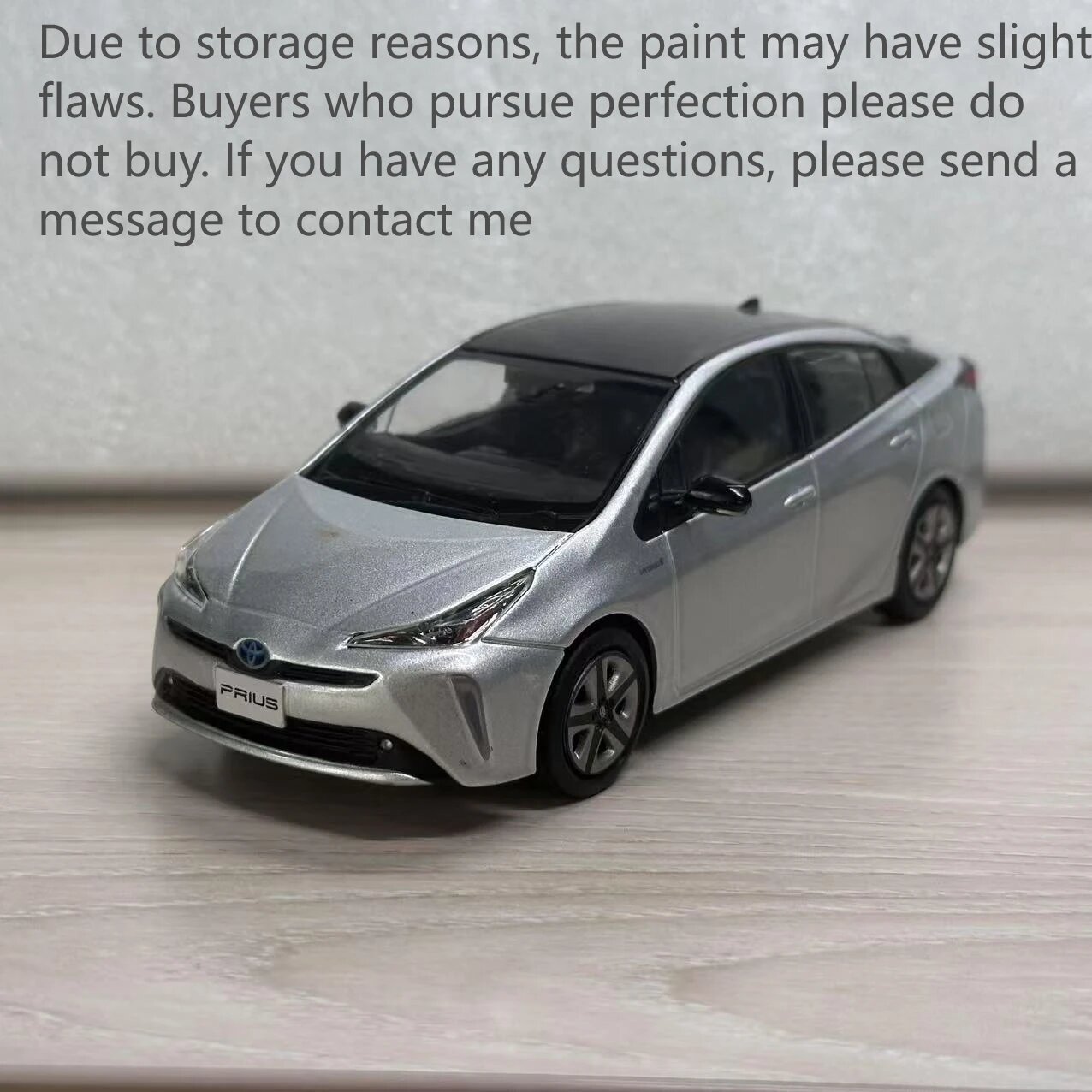 Модель автомобиля Toyota Prius Prime 1:30 металлическая, Серый