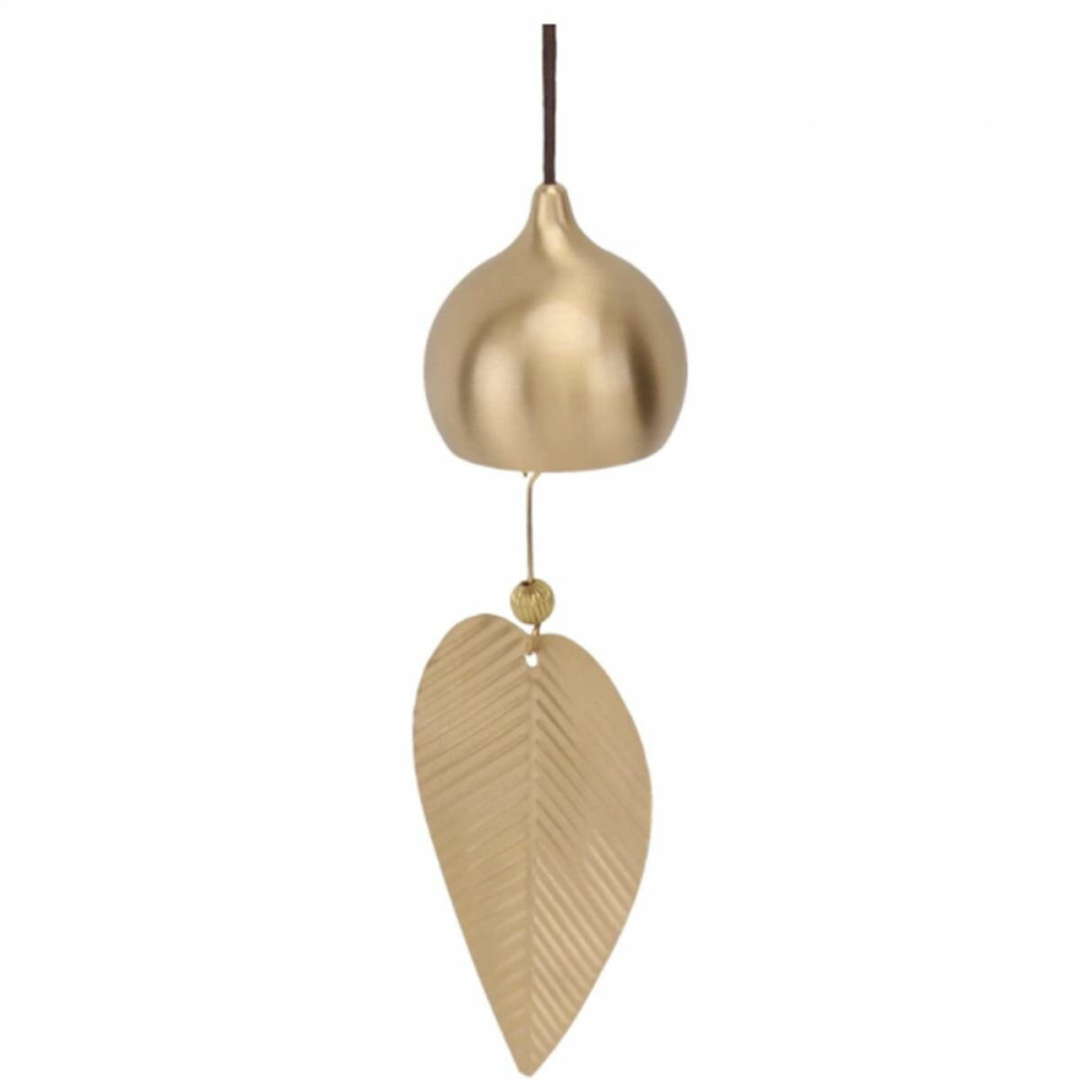 Металлический Падающий Лист Подвесной Колокольчик Windchime Украшение Чистый Звук Открытый Колокольчик Подвесной Декор для Балкона Крыльца В помещении