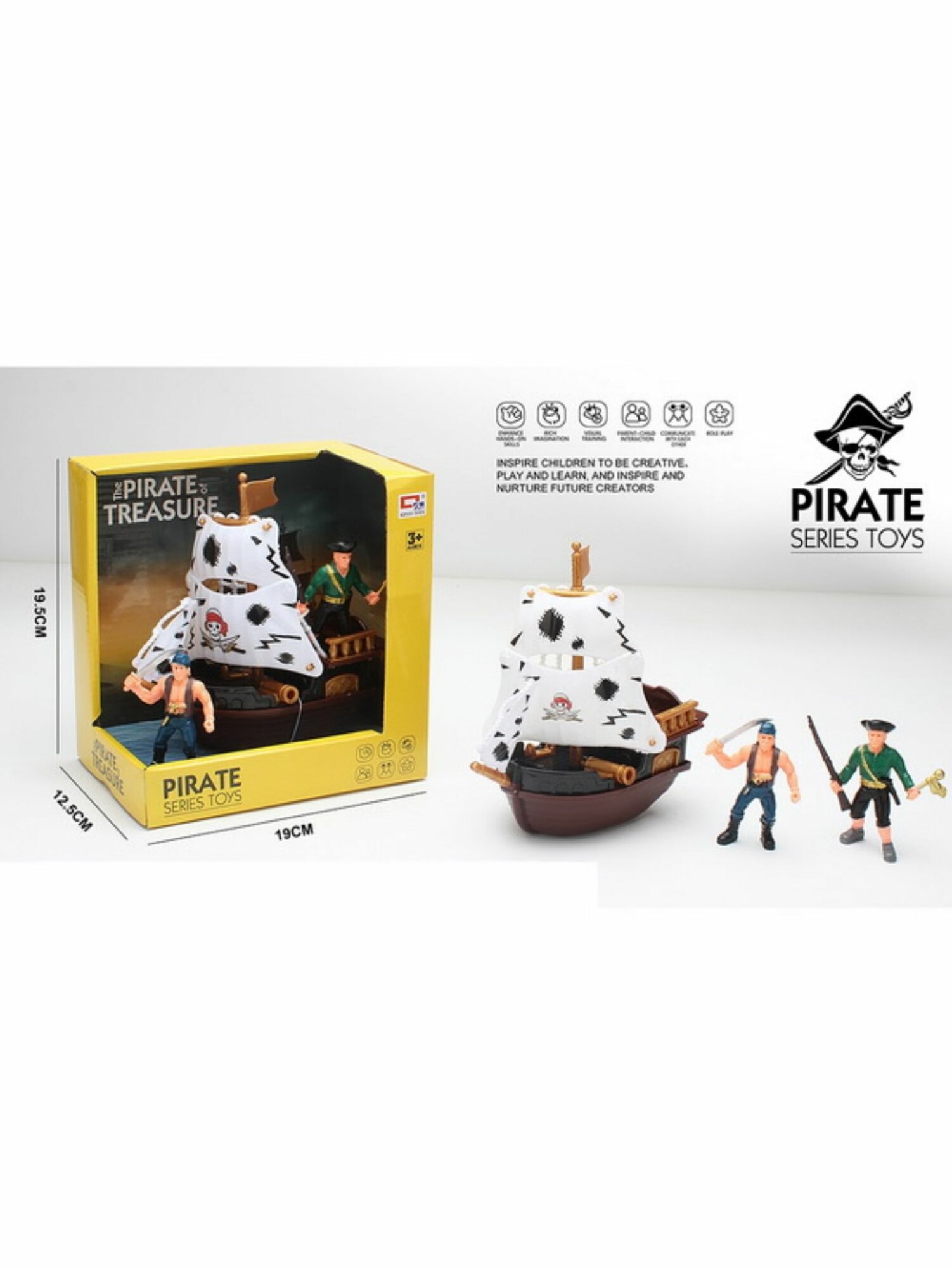 Игровой набор "Пираты на корабле"