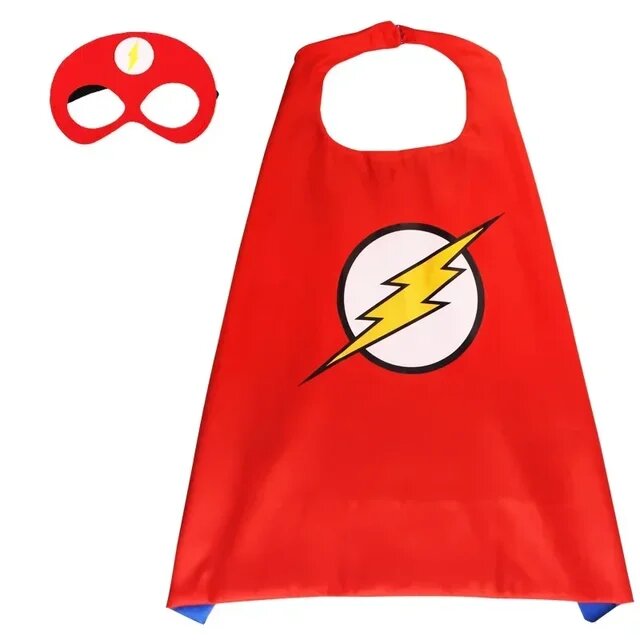 Детский плащ и маска «Человек-паук» для ролевых игр, милый костюм в стиле аниме, двойной плащ, для детей от 3 до 12 лет, подарок на день рождения, для мальчиков, на Хэллоуин, Рождество, игрушка.