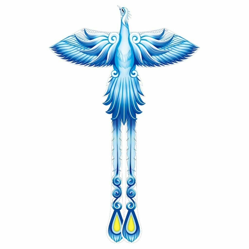 (1шт) Воздушный змей Breeze Easy to fly National Tide Bluebird-Только воздушный змей