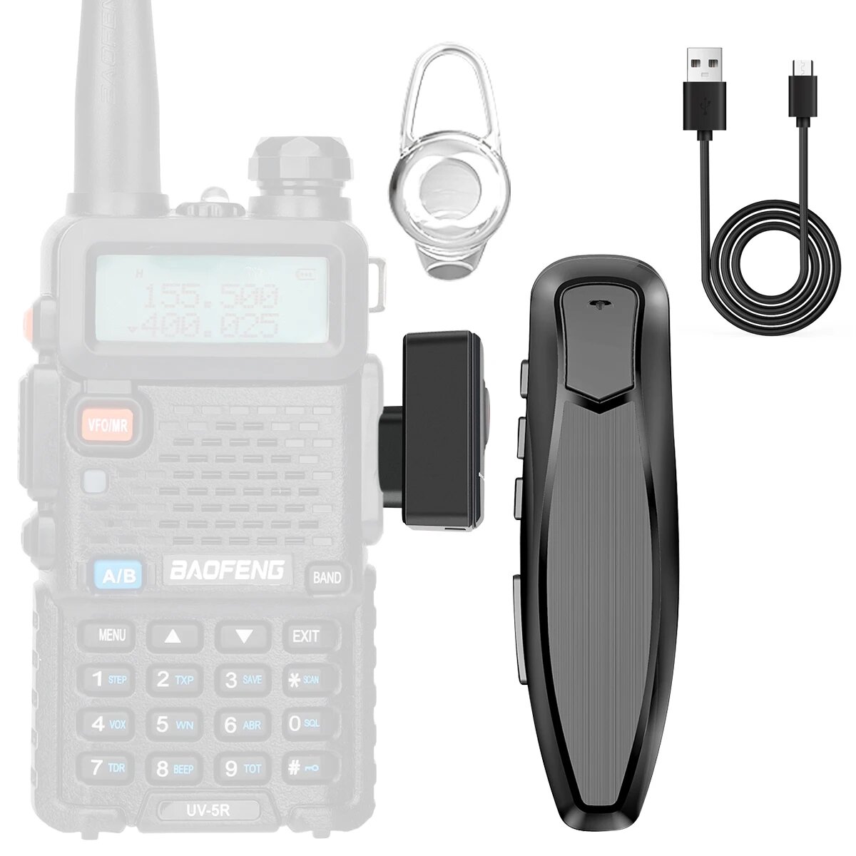 Беспроводные Bluetooth-наушники BAOFENG для раций