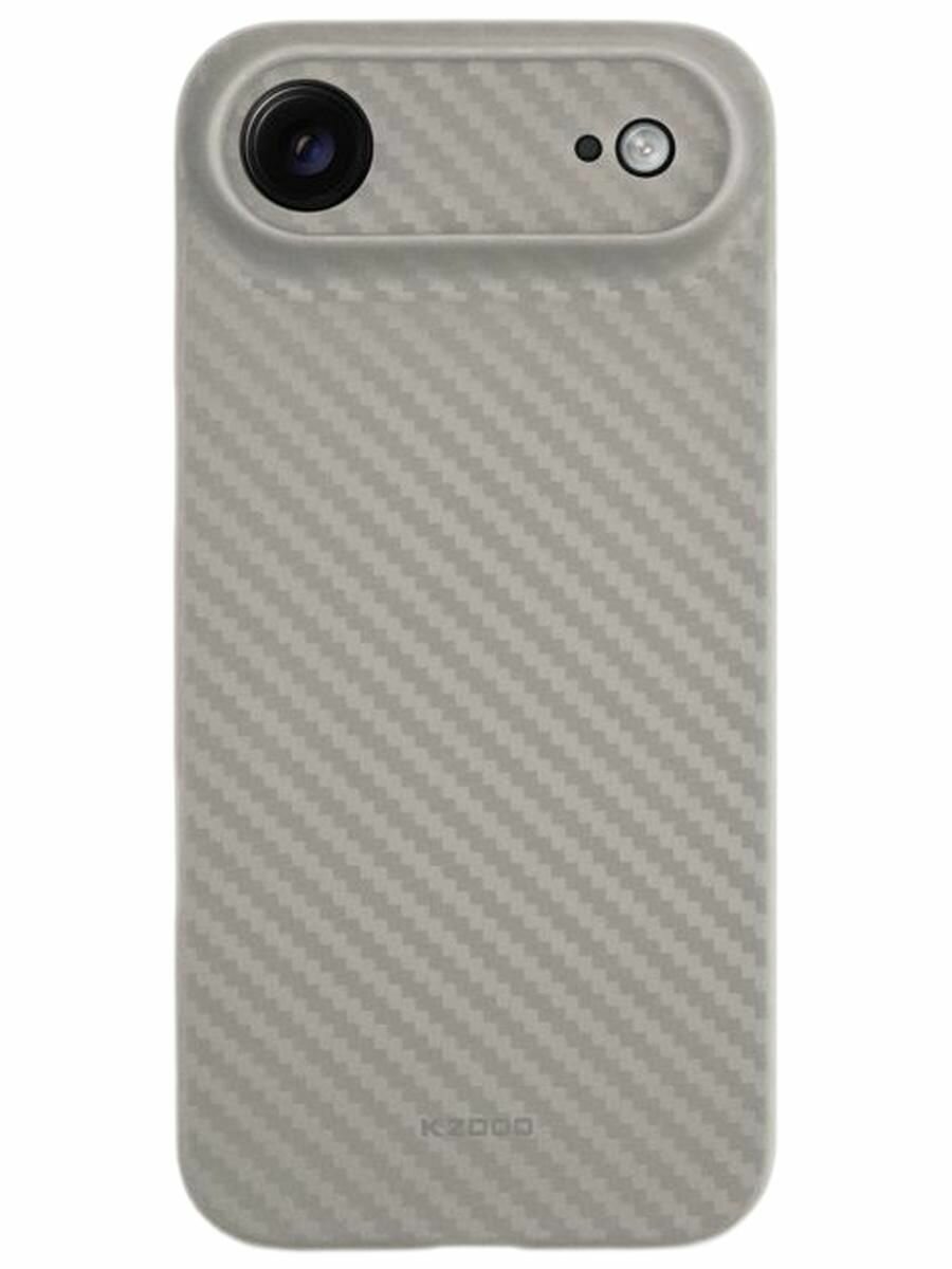 Чехол на iPhone 17 Air, Air Carbon ультратонкий пластик, Titanium grey
