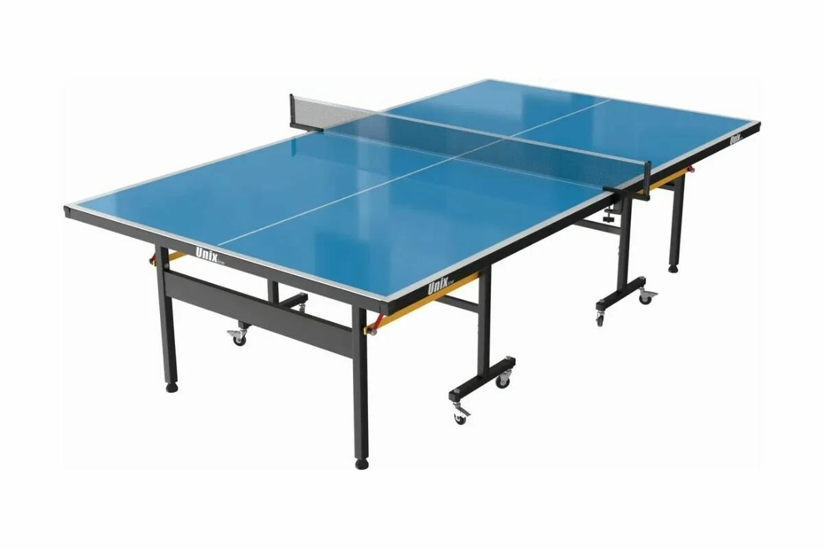 Теннисный стол Unix Line Outdoor TTS6OUT, встроенный, всепогодный, синий