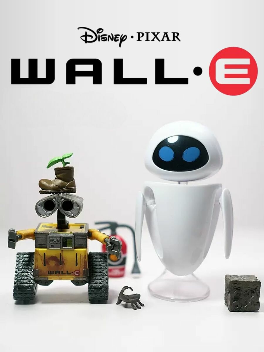 Фигурки WALL-E и ЕВА. Набор роботов из мультфильма