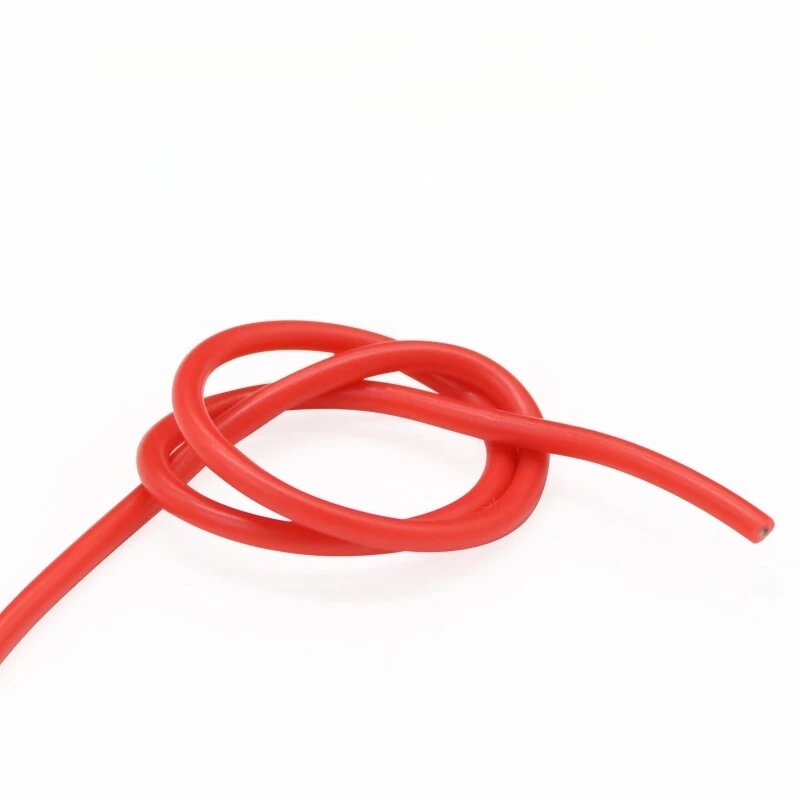 Термостойкий силиконовый кабель 30-16 AWG красный/черный/белый 1-50 м 16AWG, Red x 1m, 5 meters