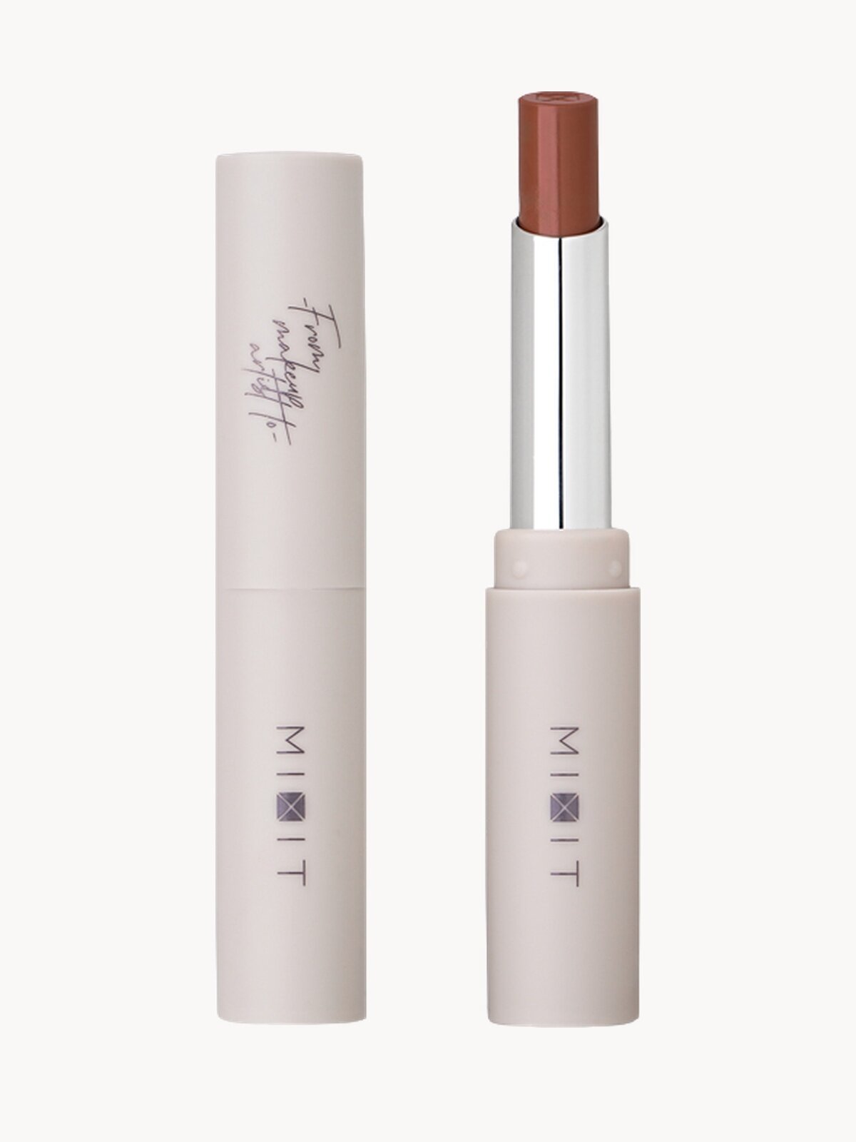 MIXIT Набор увлажняющая помада бальзам, тон 04 и карандаш для губ нюд. Декоративная косметика для макияжа MAKE UP