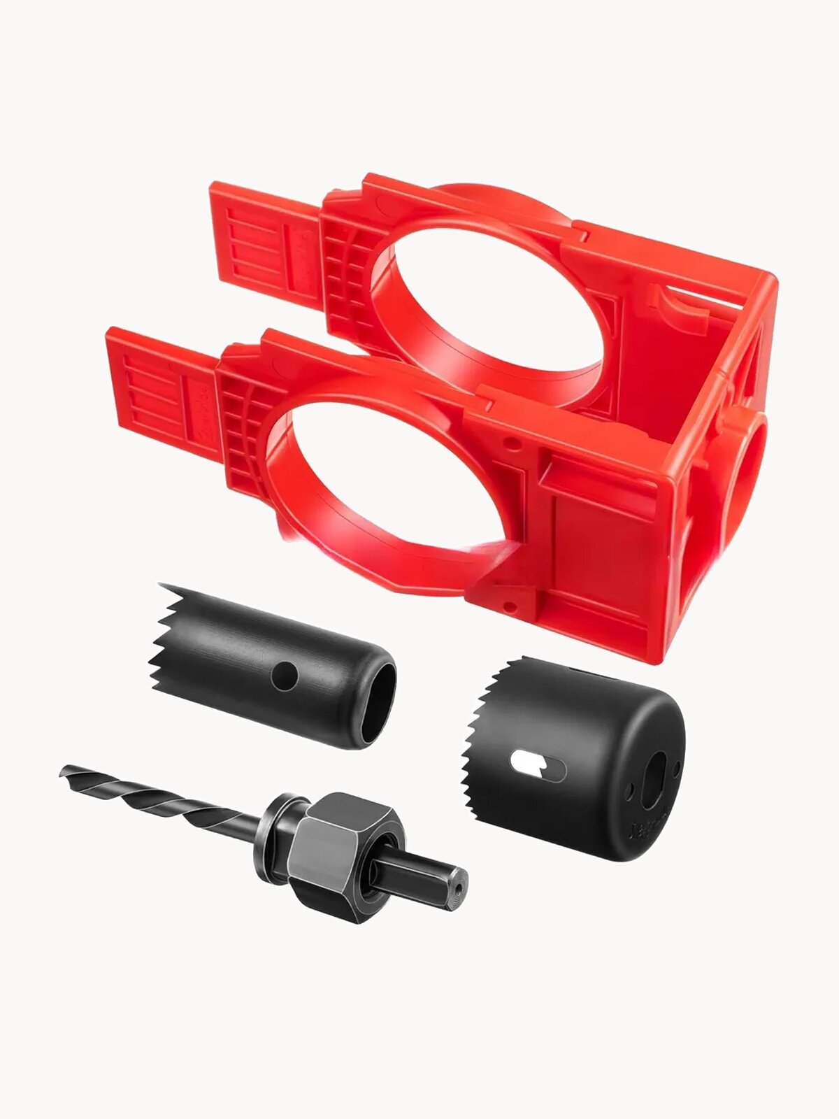 Шаблон для врезки дверных замков и ручек, кондуктор для установки дверной фурнитуры, набор локатора с коронками