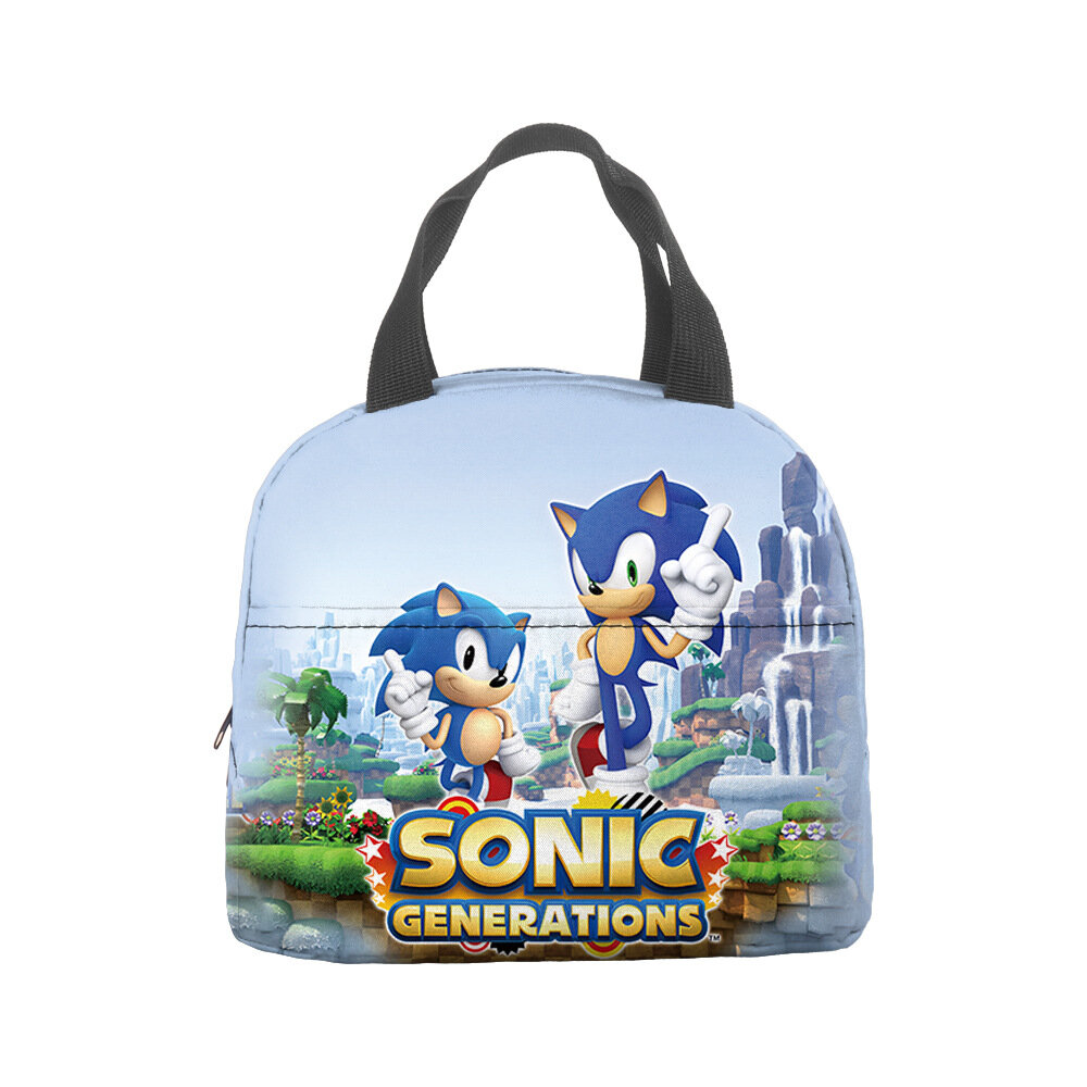 Прямые продажи с фабрики, сумка для обеда Sonic, портативная сумка для обеда, сумка для обеда из алюминиевой фольги, изоляционная сумка, сумка для обеда Sonic Student, сумка для обеда