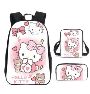 Hello Kitty сумка для начальной школы милый детский рюкзак Hello Kitty рюкзак для девочек KT сумка для обеда с котом