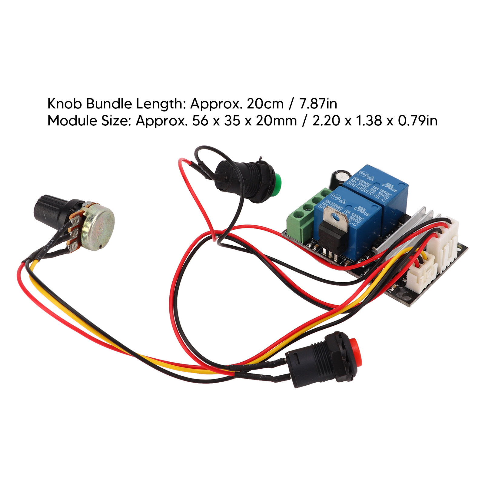 Контроллер двигателя Легкий вес Компактный размер Регулятор для управления скоростью линейного привода 7 25 В постоянного тока