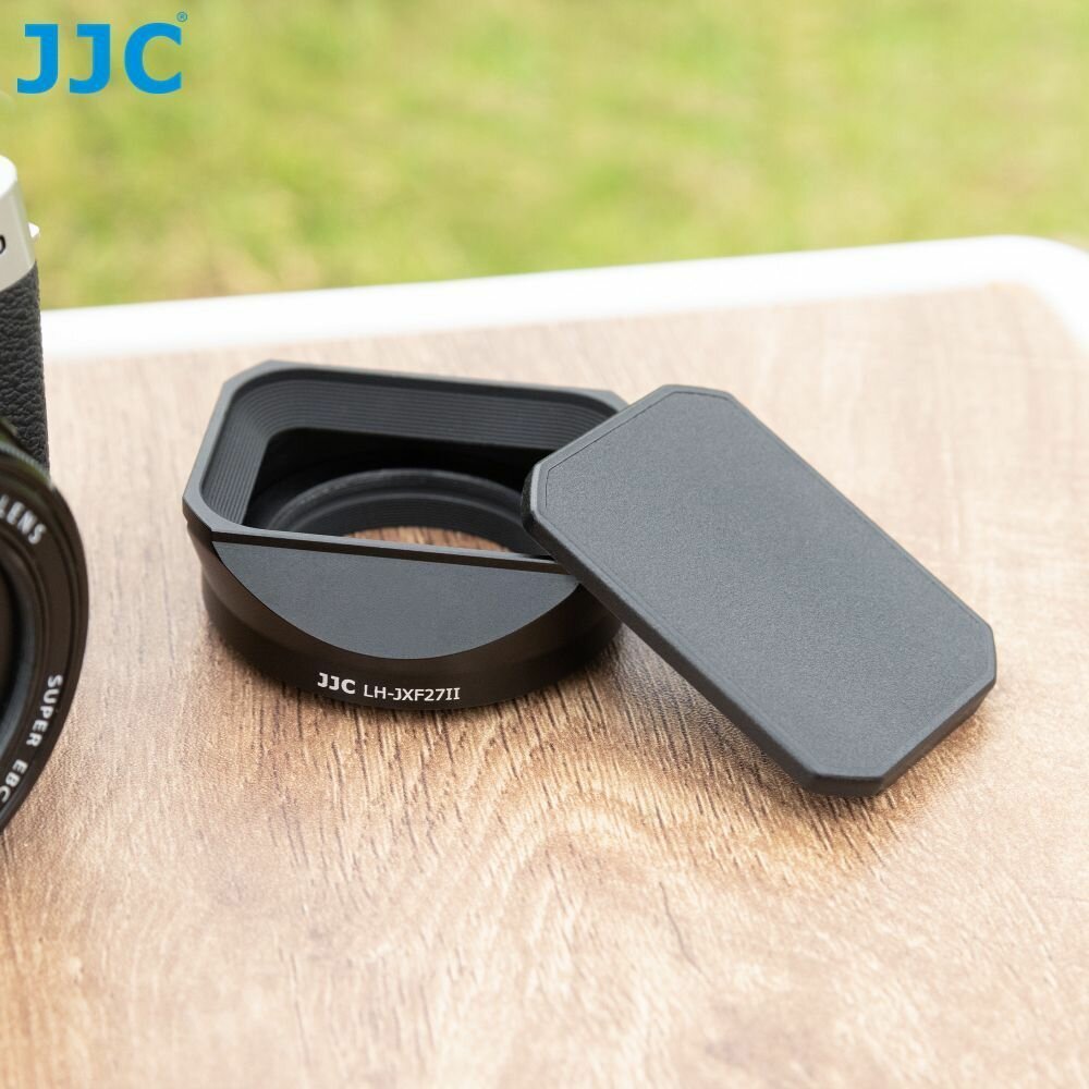 JJC металлический бленда с крышкой бленды для объектива Fujifilm xf 27мм f/2.8 r wr заменяет Fuji lh-xf27 (39мм)
