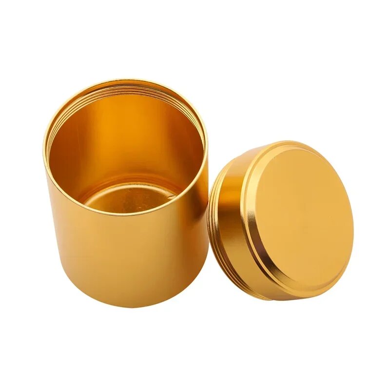 Мини металлический контейнер для хранения gold
