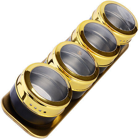 40473 Набор баночек для приправ, специй и сыпучих продуктов 5 предметов