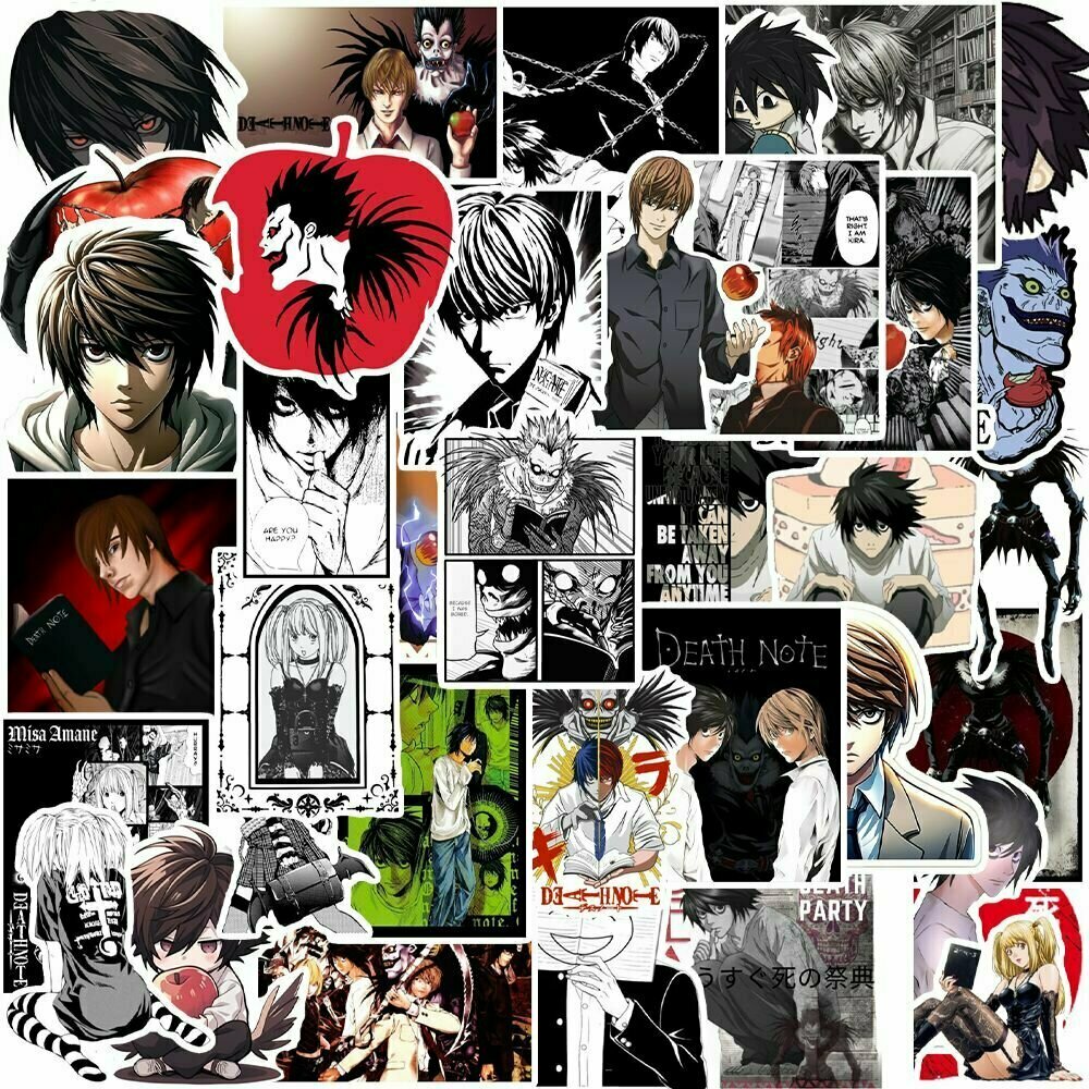 54 аниме-наклейки Death Note