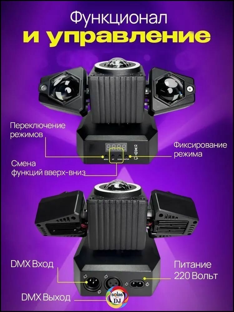 Лазерная светодиодная светомузыка Disco Laser 4, цветомузыка, стробоскоп для дискотеки, лазерный проектор, стробоскопические лампы, дискотеки, бары, ночные клубы, сценическое освещение