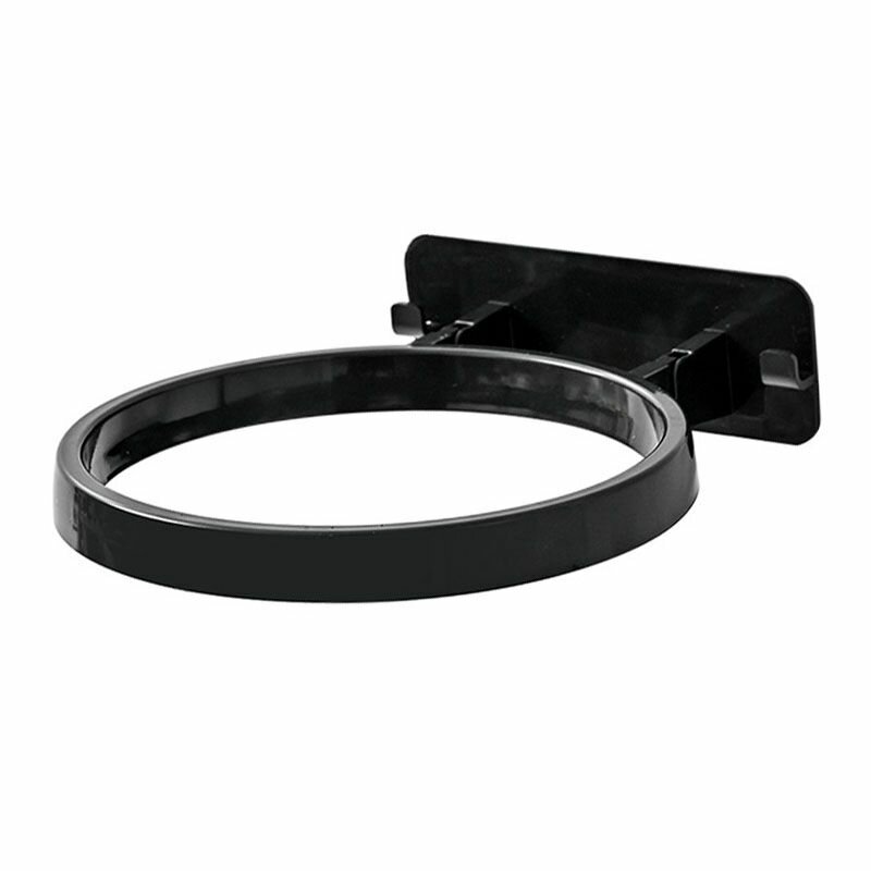 Настенный держатель для футбольного мяча, черная пластиковая стойка для хранения футбола, принадлежности для баскетбола