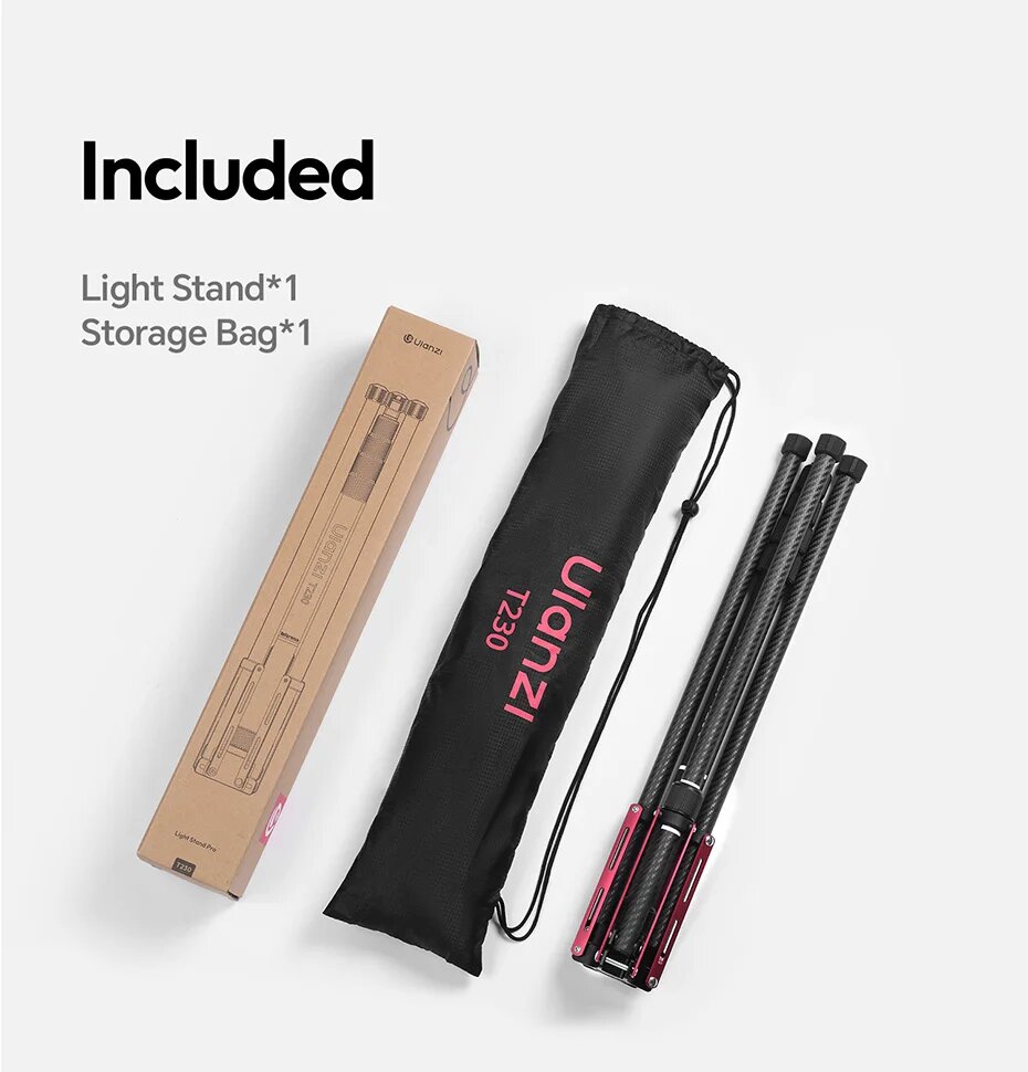 Штатив Ulanzi T230 карбоновый 58-230 см