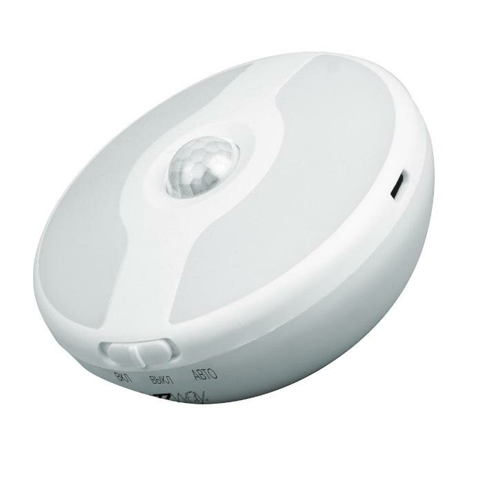 Светильник светодиодный TS8-L12-Accu 26SMD литиевый аккумулятор 500мА. ч датчик движения и освещенности IP20, JAZZWAY 5037618 (1 шт.)