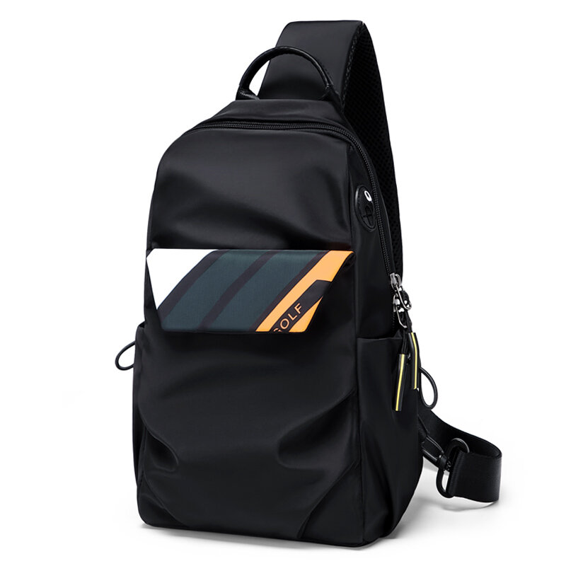 Слинг-бэг мужской GOLF Oxford многоцветный, черный