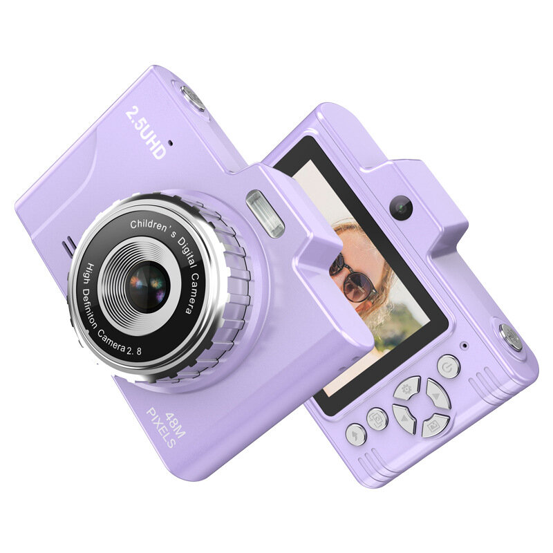 Экшн-камера AIBOIAI h8 purple, 96 million front and rear double cameras