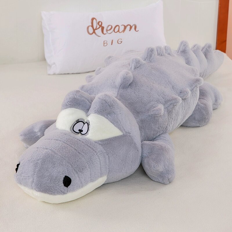 Плюшевая игрушка крокодил, очень большая кукла, милая мягкая игрушка, подушка для сна, длинная подушка, гигантская