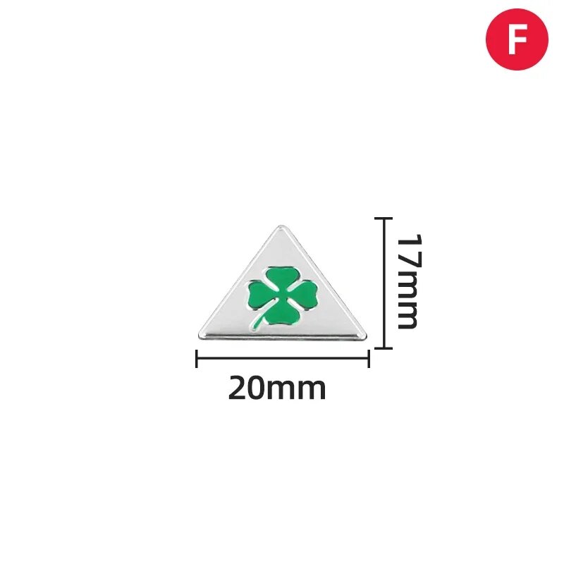 Зеленая наклейка с логотипом четырехлистного клевера для Alfa Romeo 147 156 166 159 Mito Giulietta F