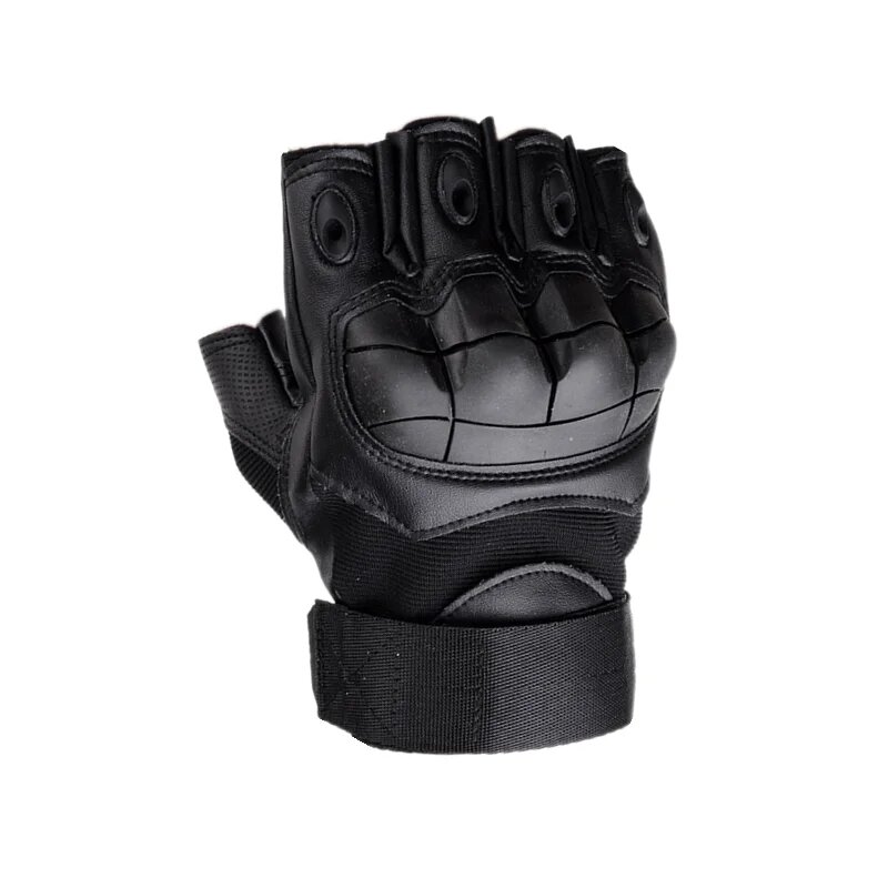 Мотоциклетные перчатки для мужчин и женщин, кожаные, карбоновые, для велоспорта, зимние XL, half black