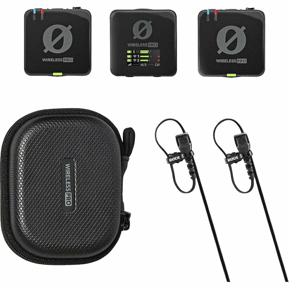 Радиосистема Rode Wireless Pro, ультракомпактная, двухканальная, накамерная, 2245410