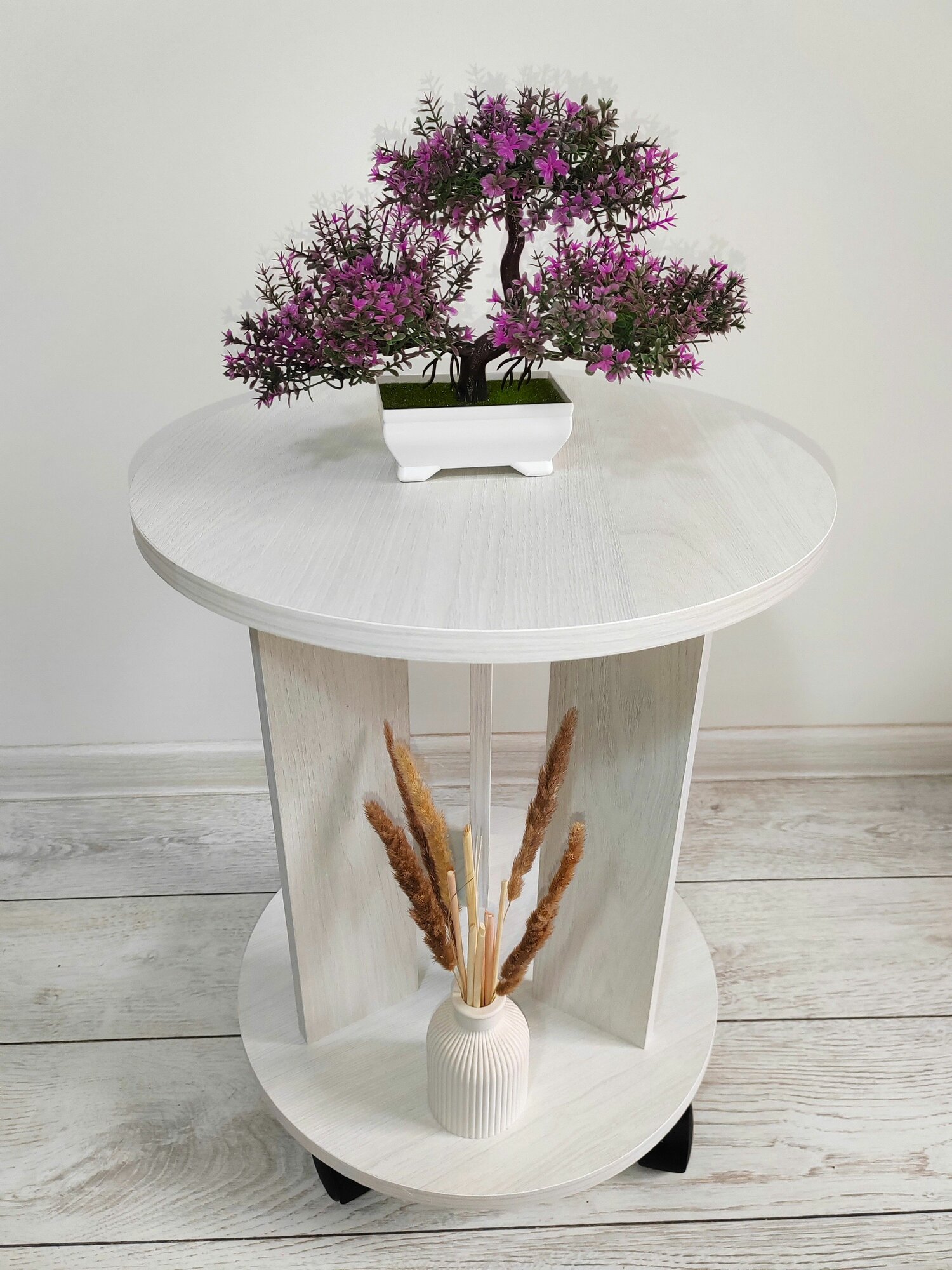 Журнальный стол круглый Ясень Анкор