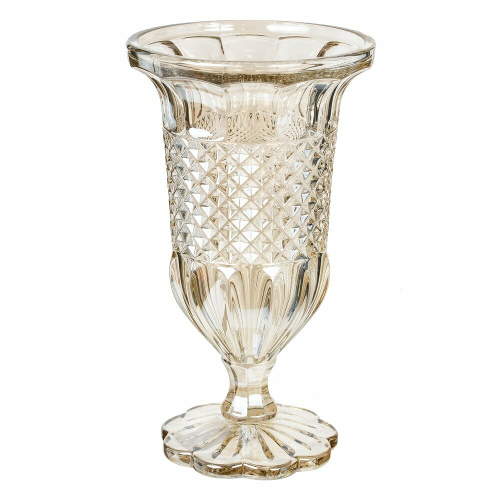Ваза стеклянная, 1300 мл, 17х17х29,5 см KSM-819366